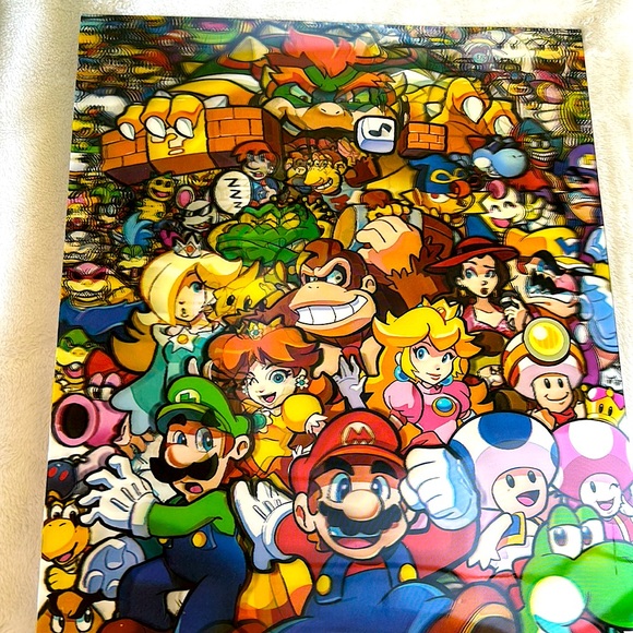 Other | New 3d Motion Poster Super Mario Bros | Poshmark